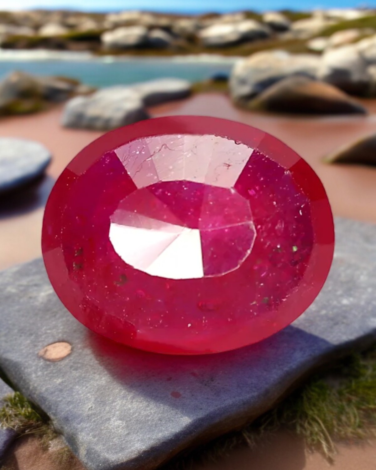 5 Carat Ruby (Manik) – Good - Kheteshwar Rudraksh